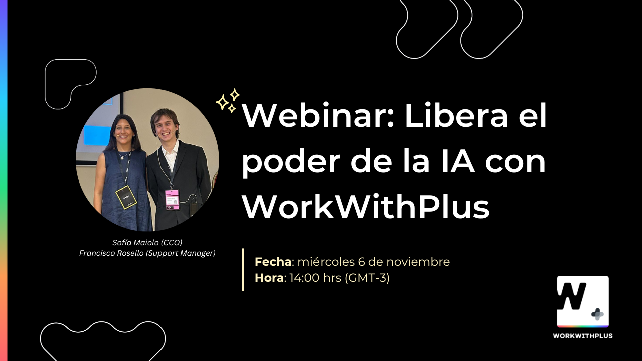 Thanks for registering to our webinar WorkWithPlus AI